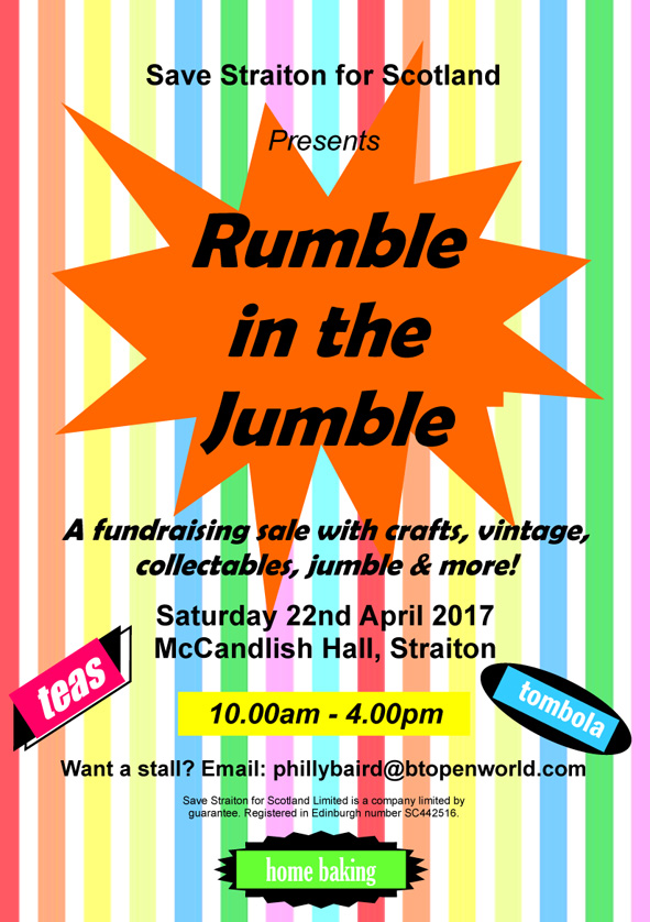 Rumble in the Jumble | Save Straiton for Scotland